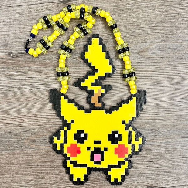 Pikachu Perler - Etsy