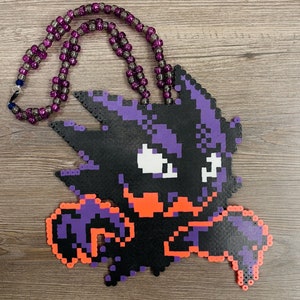 Gengar Perler Necklace - Etsy
