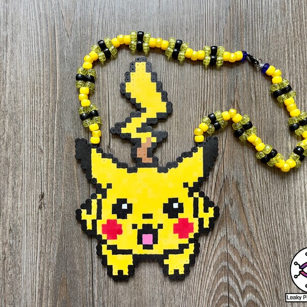 Pikachu Perler - Etsy