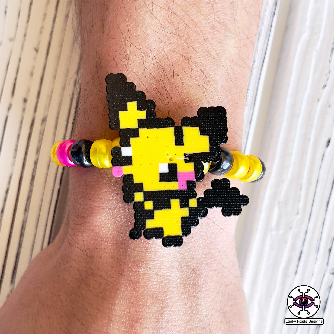 Pikachu Raichu Pichu Perler Bracelets | Perler Bracelet | Perler Bead ...