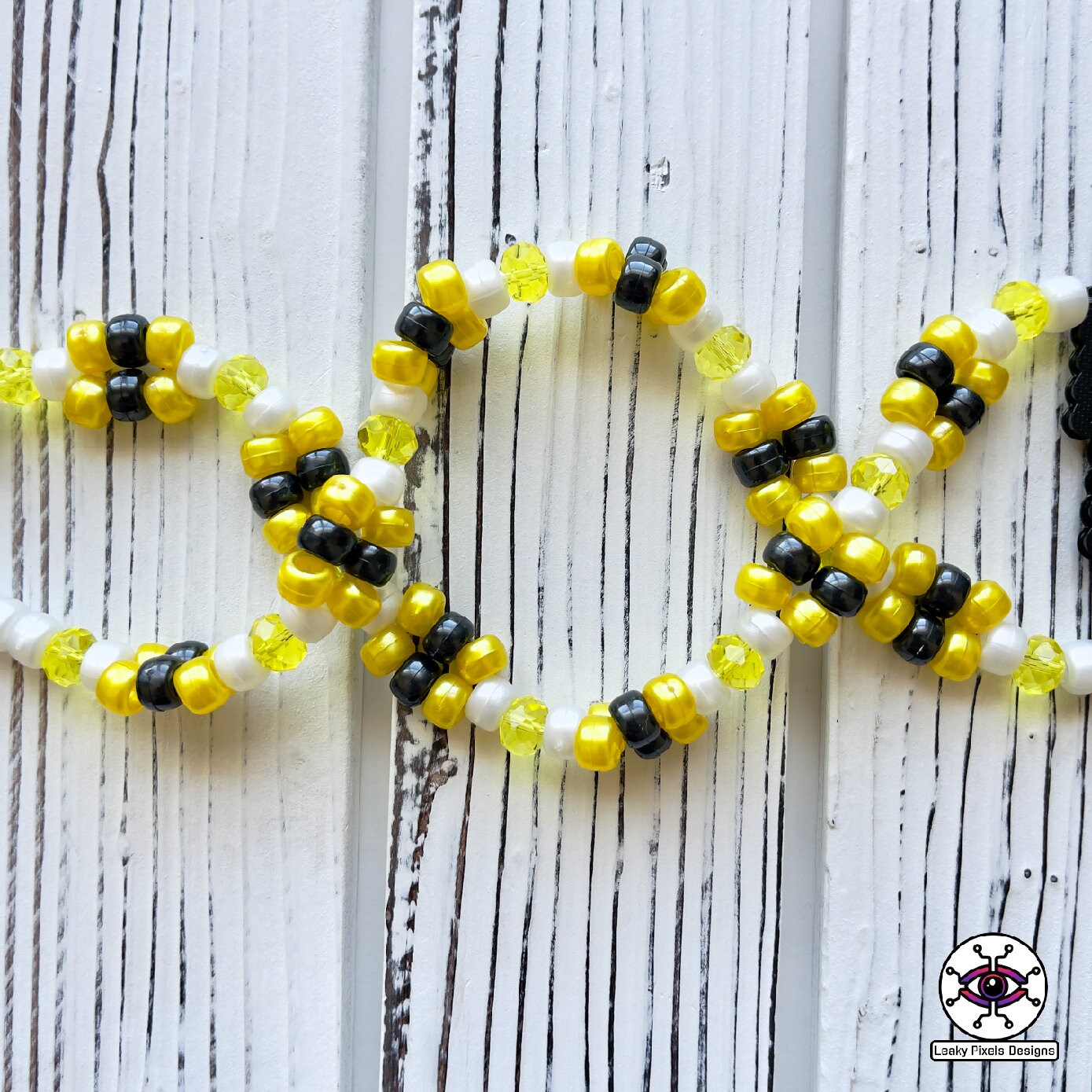 Gigantamax Pikachu Perler Necklace | Perler Necklace | Anime Perler ...