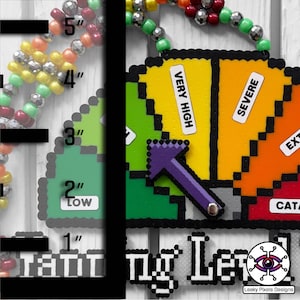 Yapping Level Today Perler Necklace by Leaky Pixels • Perler Bead Art ...