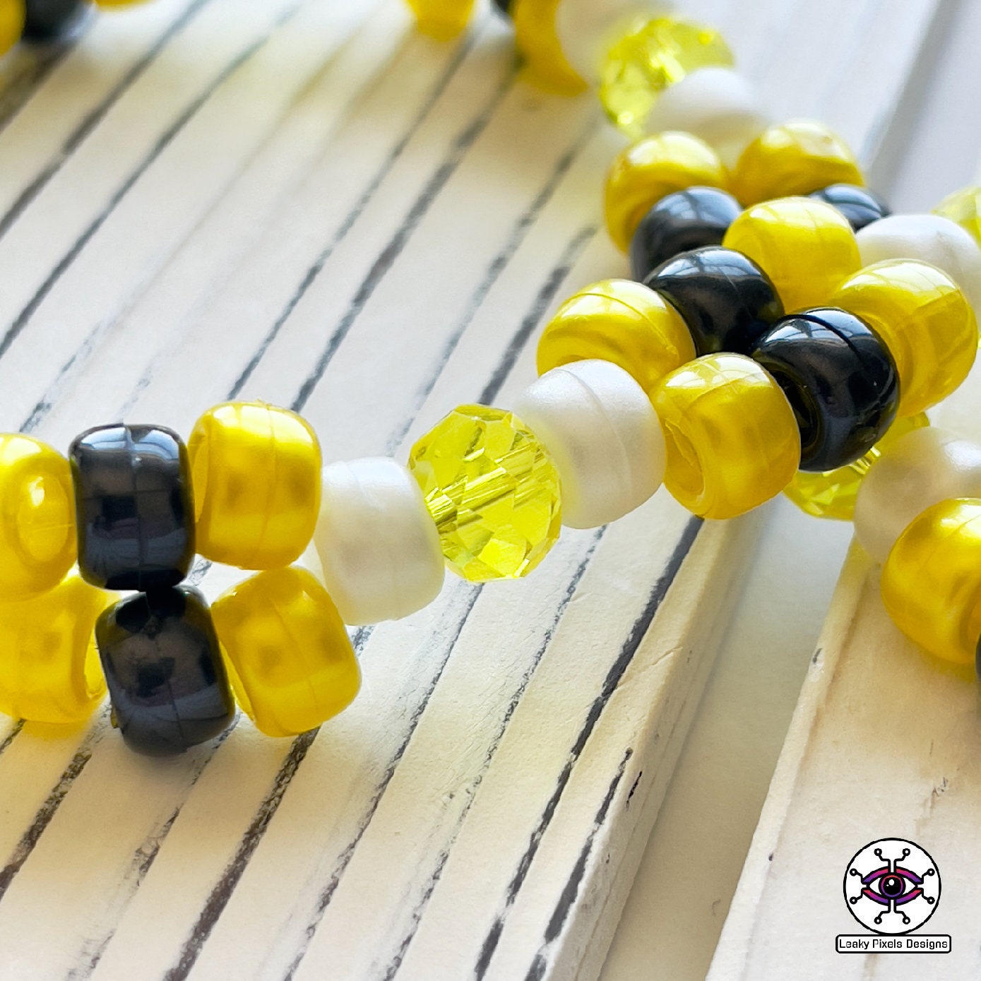Gigantamax Pikachu Perler Necklace | Perler Necklace | Anime Perler ...