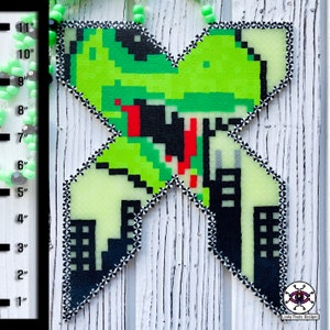 Excision Perler Necklace by Leaky Pixels • Excision Perler • EDM Perler ...
