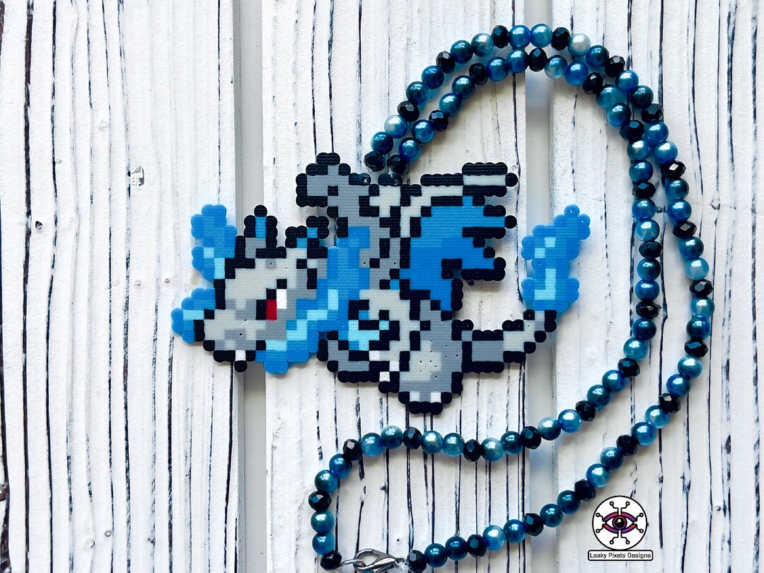 Charizard X Perler Necklace by Leaky Pixels • Charizard Necklace ...