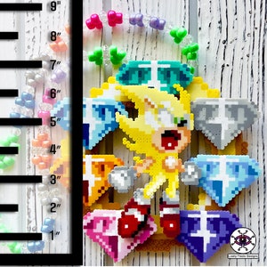 Hyper Sonic Perler Necklace | Sonic the Hedgehog | Super Sonic | Rave ...