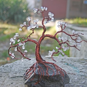 Wire Tree Sculpture, Bonsai Copper Wire Home Decor - Etsy