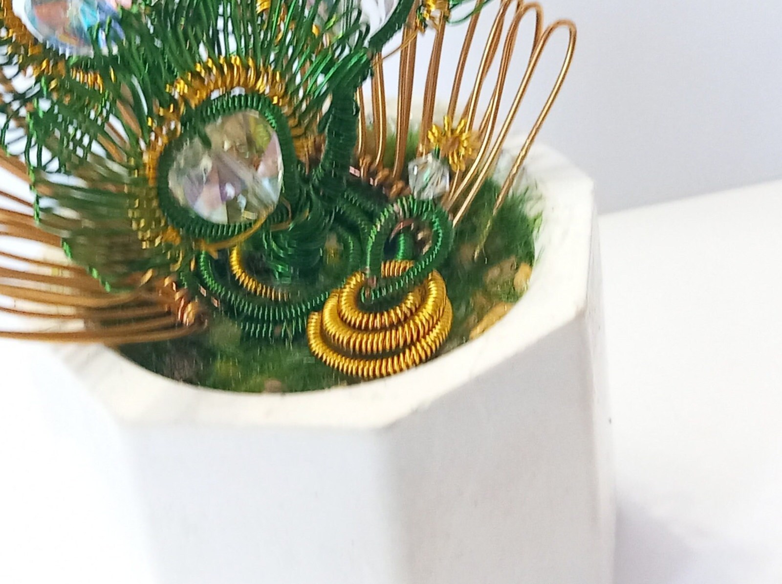Peacock Wire Tree, Art Decor Home Office, Unique Gift - Etsy