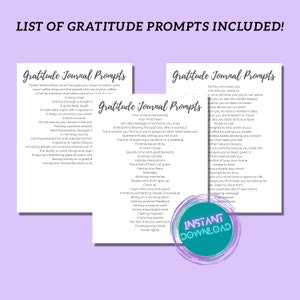 Gratitude Journal, Journal Printable, Mindfulness Journal, Daily ...