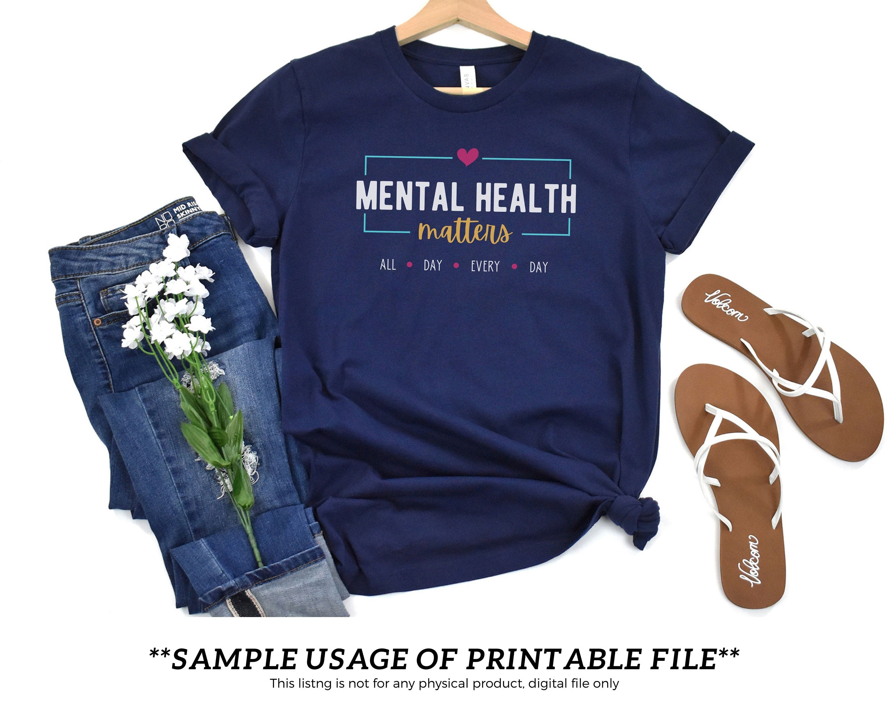 Mental Health Matters SVG / Mental Health Awareness / Acceptance PNG ...