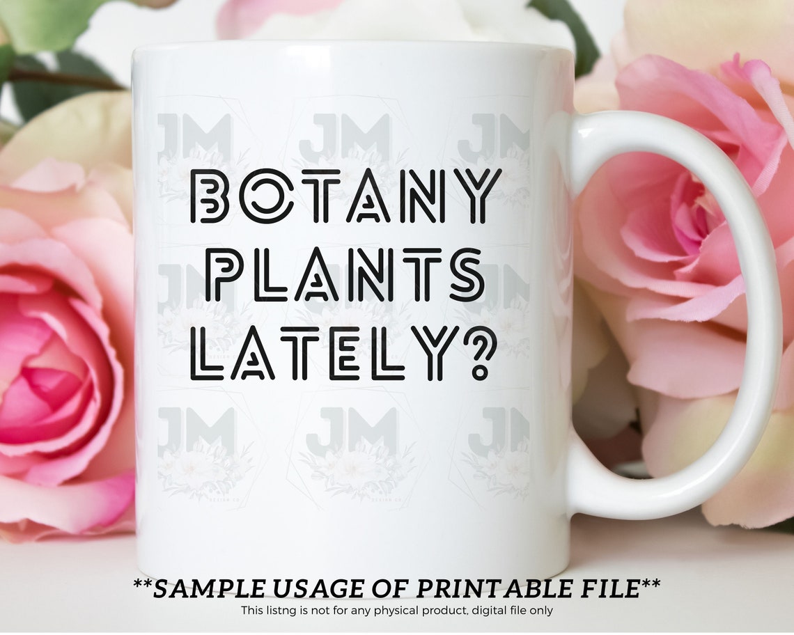 Botany Plants SVG / Plants SVG / Plant Gift Printable / Plant - Etsy