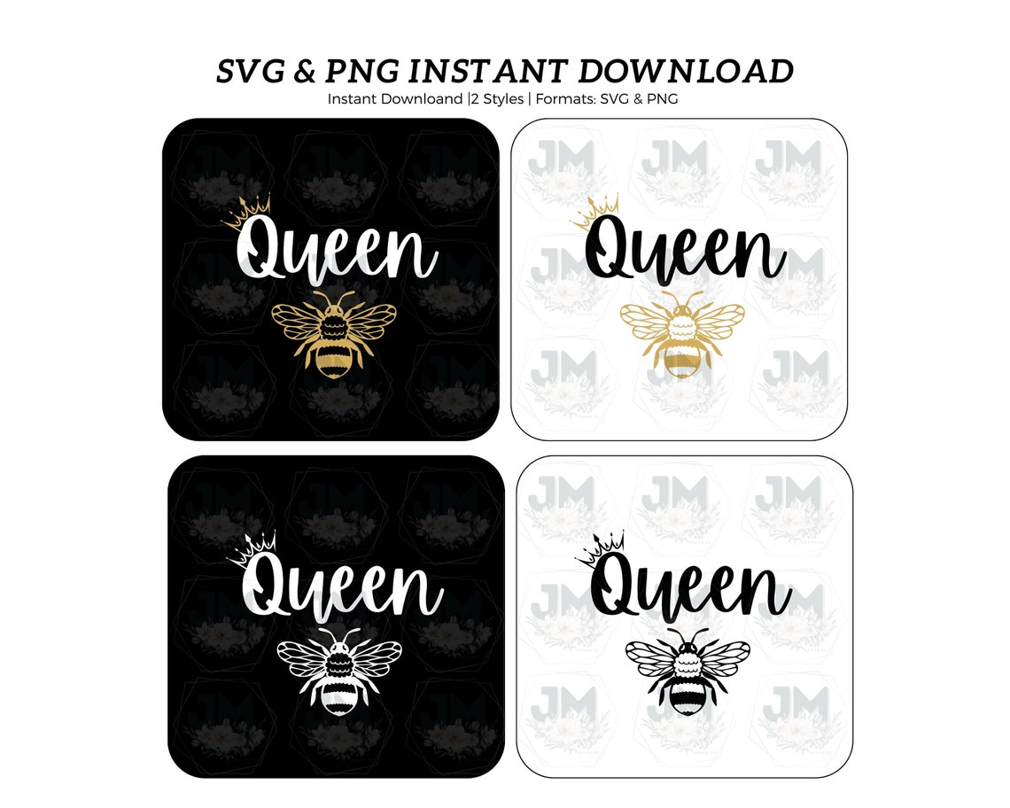 Honeybee SVG/ Queen Bee SVG / Queen Bee PNG / Bee Themed Digital File ...