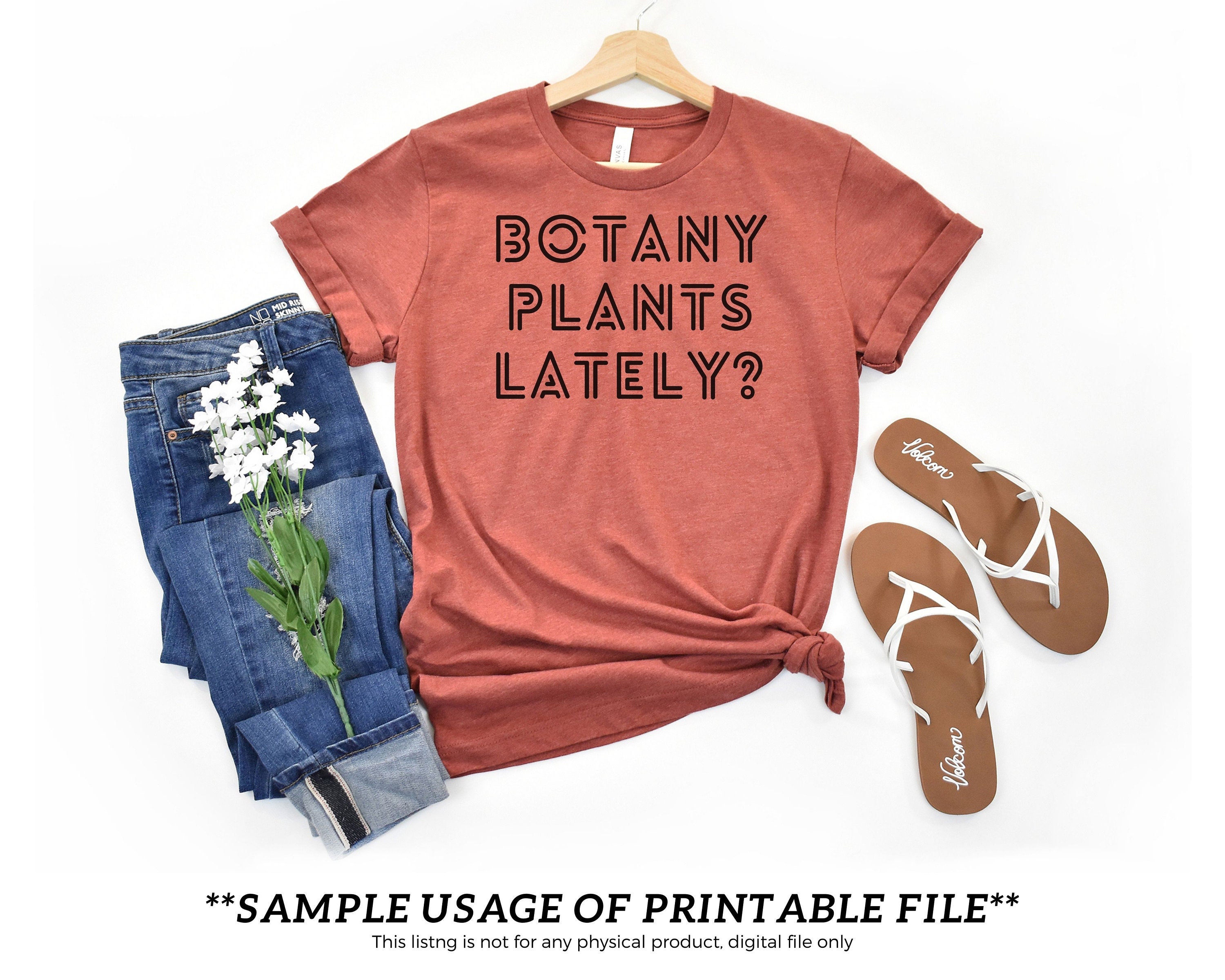 Botany Plants SVG / Plants SVG / Plant Gift Printable / Plant - Etsy