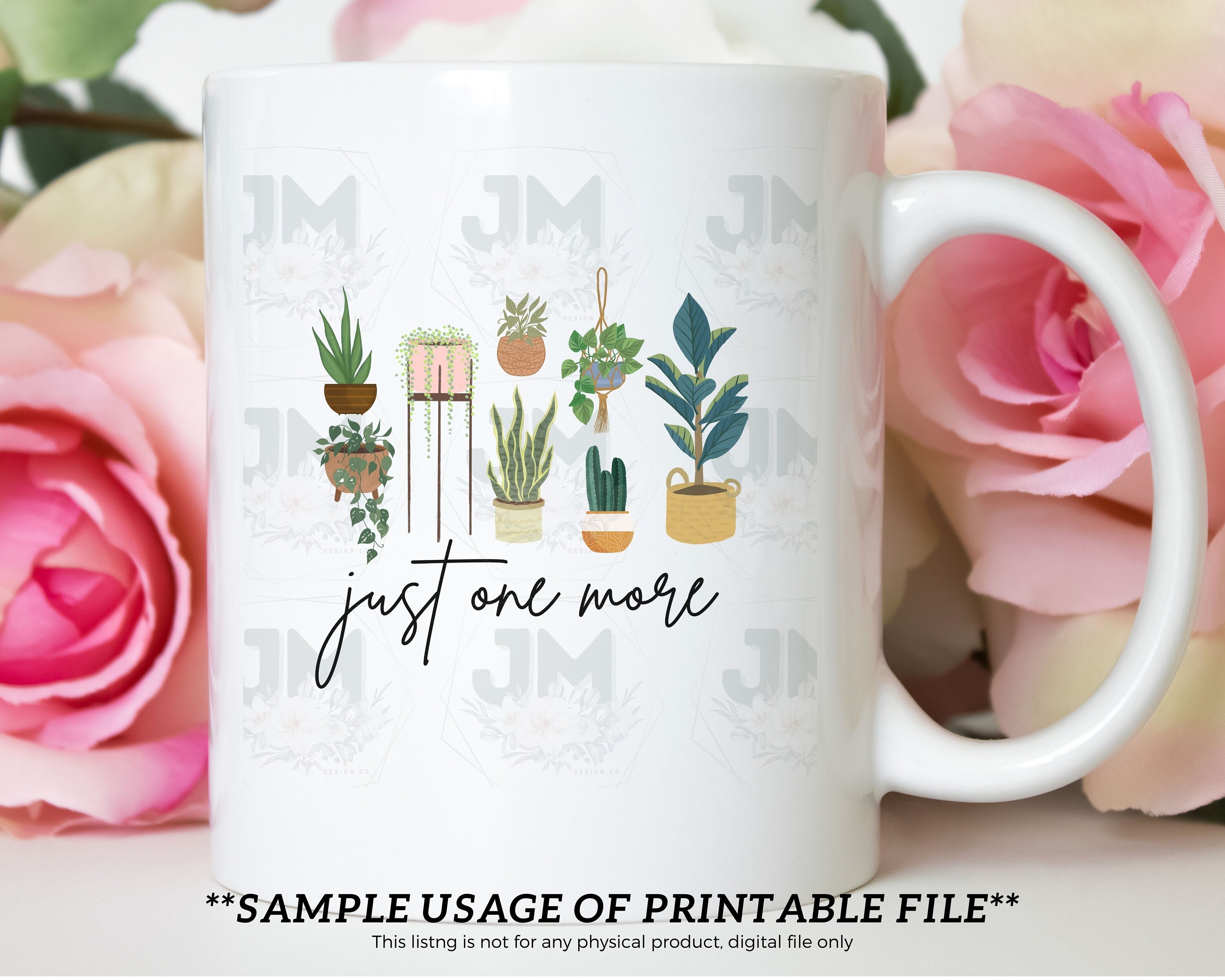 Just One More SVG / Plants SVG / Plant Gift Printable / Plant - Etsy