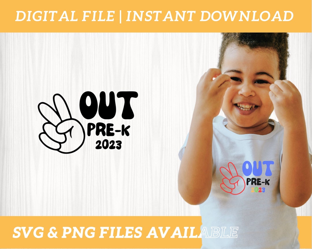 Congrats Pre-k Grad / Peace Out Pre-k SVG / Instant Download - Etsy