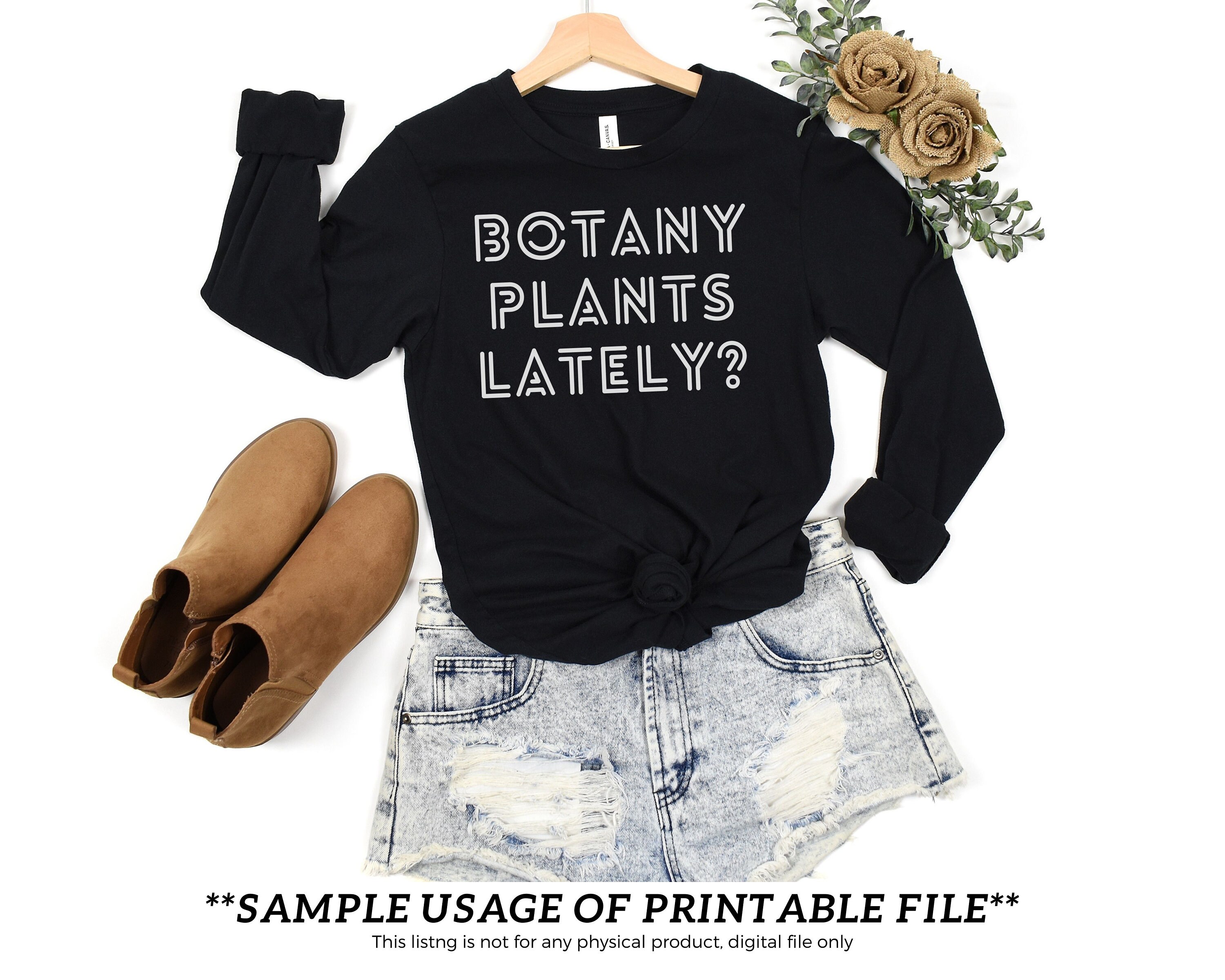 Botany Plants SVG / Plants SVG / Plant Gift Printable / Plant - Etsy