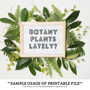 Botany Plants SVG / Plants SVG / Plant Gift Printable / Plant - Etsy