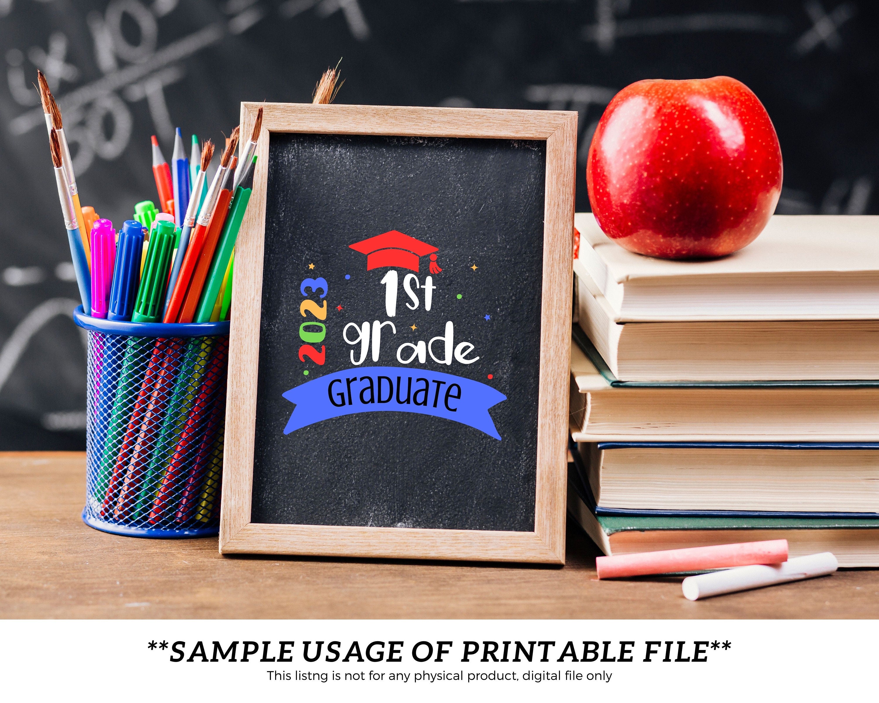 Congrats 1st Grade Grad / 1st Grade Graduate SVG / Instant - Etsy