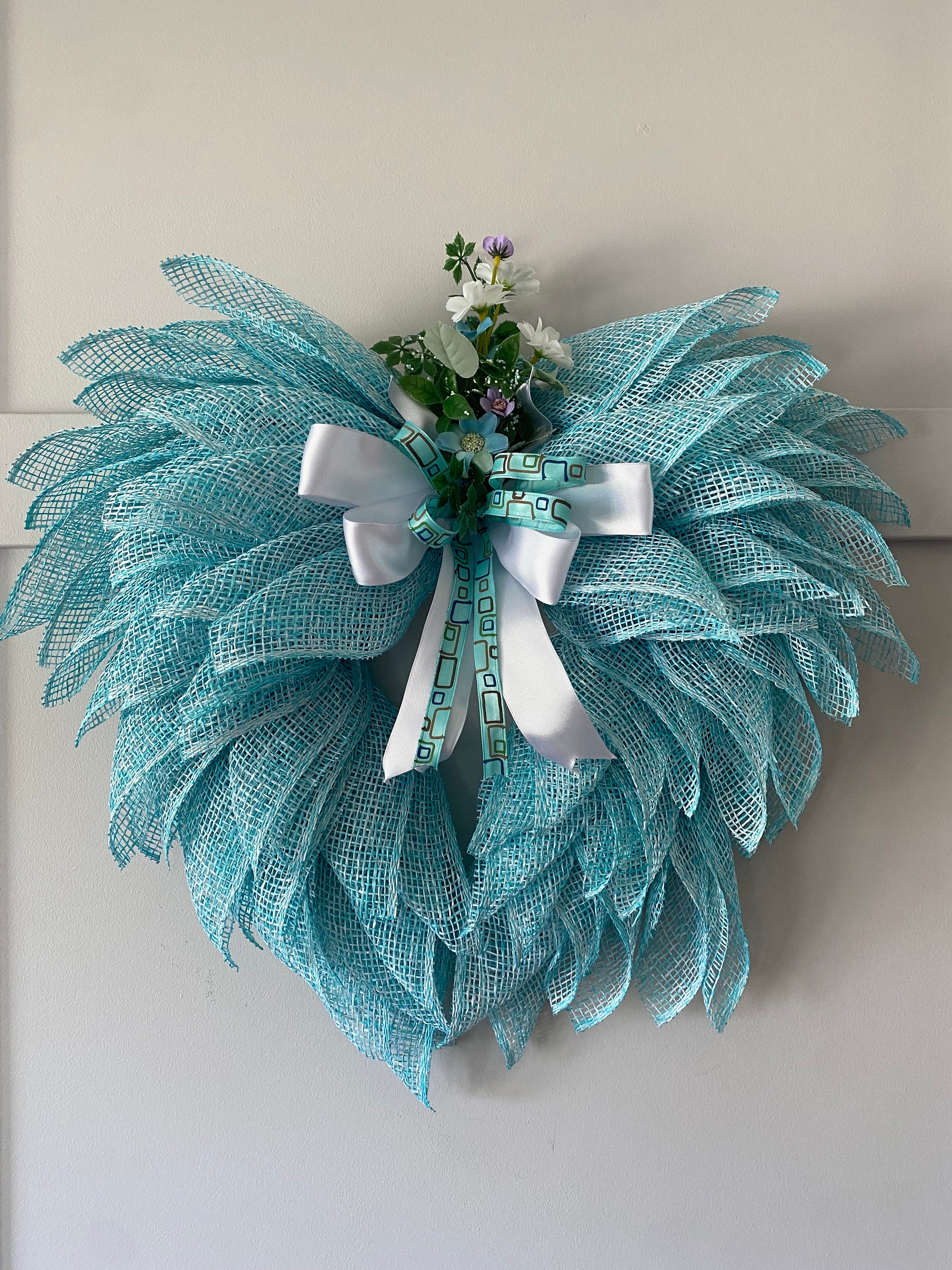Angel Wings Wreath, Angel Wreath, Wings Wreath, Angel Wings, Communion ...