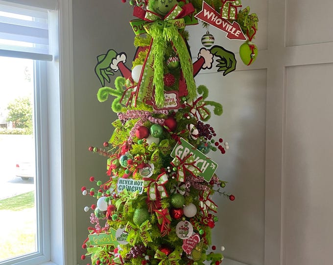 Grinch Tree Kit (tree Not Included) Christmas Grinch Tree Grinch ...