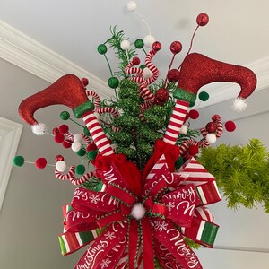 Elf Christmas Topper Amazing Elf Topper Christmas Topper Christmas Tree ...