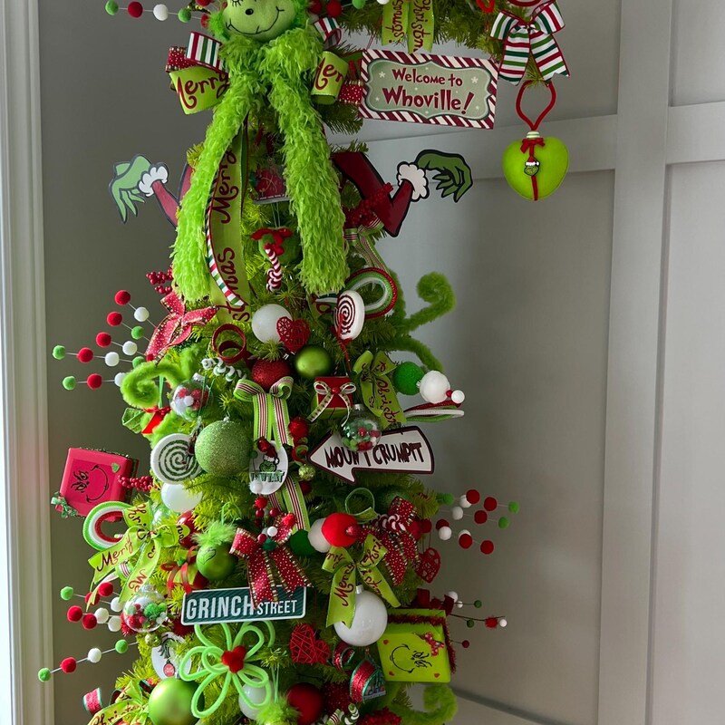 Grinch Tree Toppers - Etsy