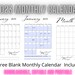 2023 Monthly Planner, Minimalist Editable and Printable Monthly ...