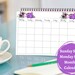 Blank Monthly Calendar, Monthly Planner Template, Sunday Start, Monday ...