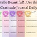 Gratitude Journal Template, Mindfulness Tracker, Daily Journal ...