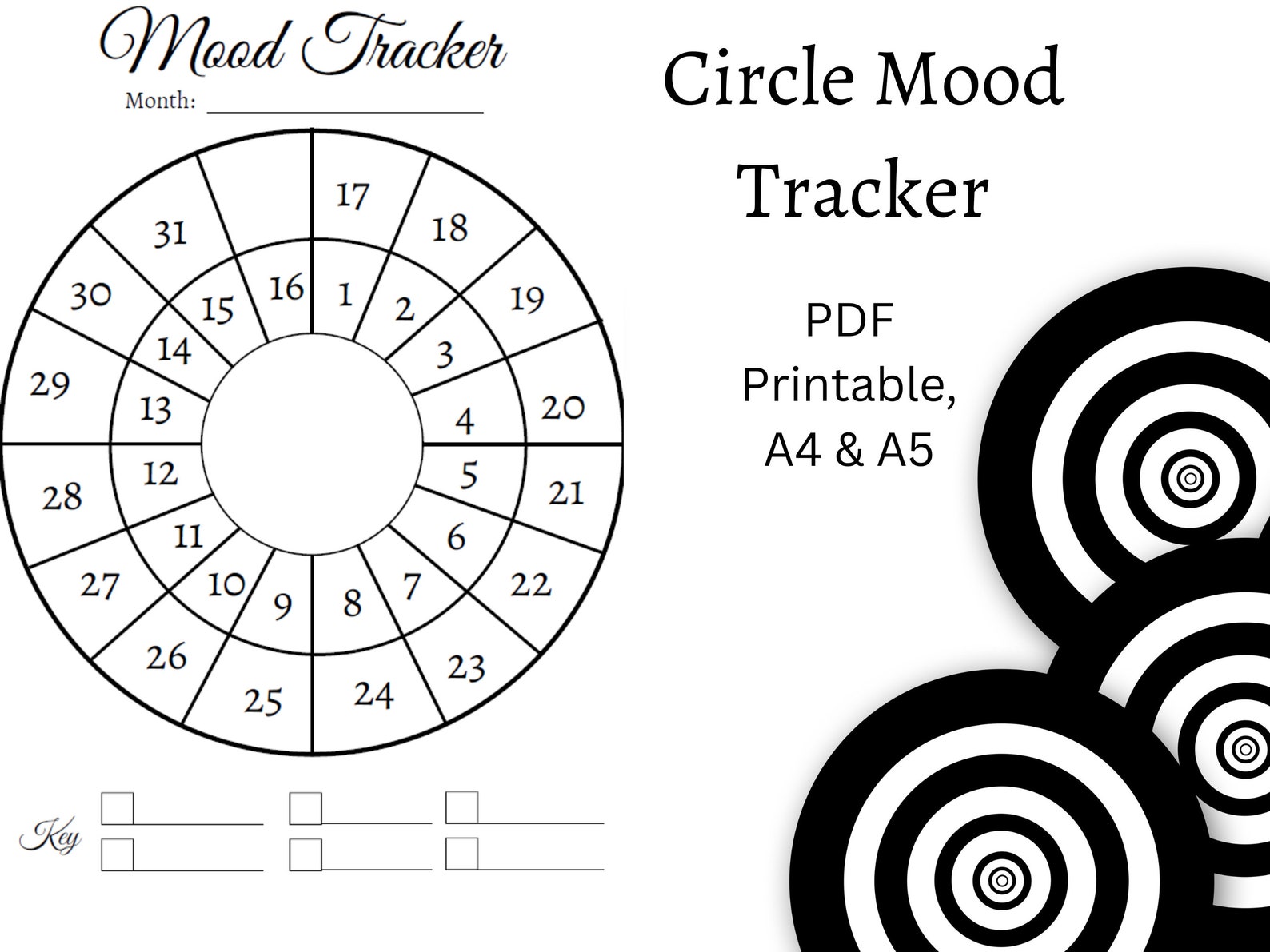 Mental Health Tracker, Daily Mood Tracker, Self Care, Gratitude Journal ...