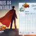 Superhero Rewards Chart, Kids Behavior Chart, Printable, Editable ...