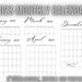 2023 Monthly Planner, Minimalist Editable and Printable Monthly ...