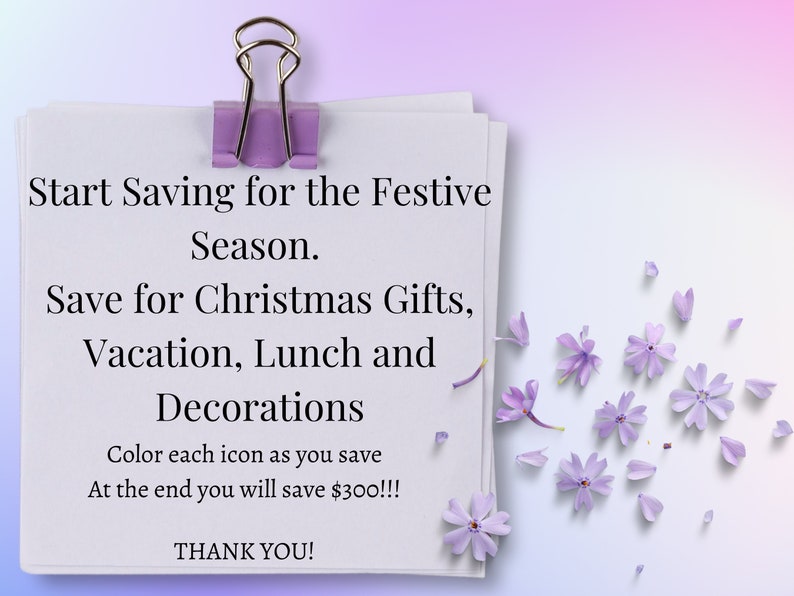 Festive Savings Challenge, Save300, Low Income Savings Challenge, PDF ...