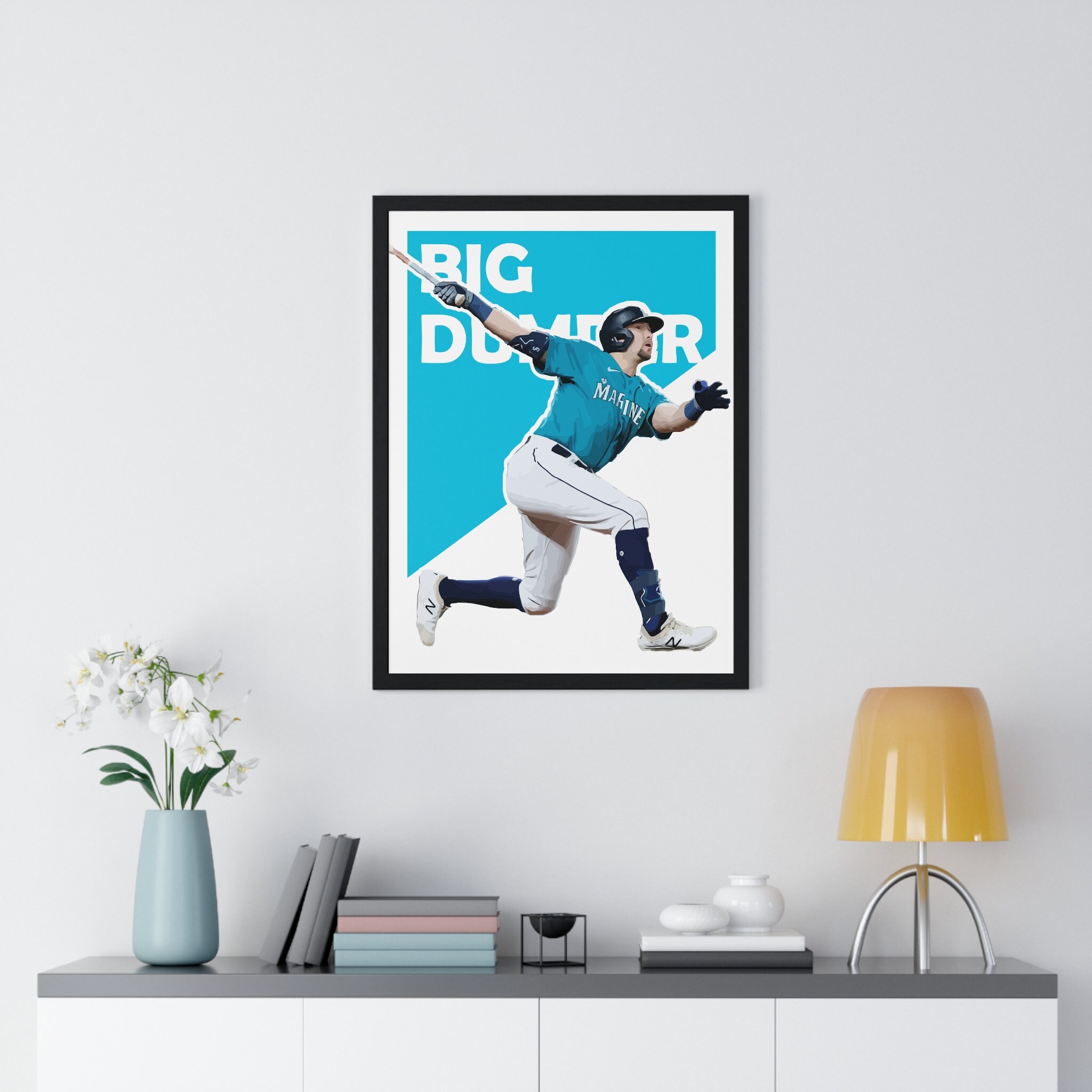 Cal Raleigh Big Dumper Poster: Seattle Mariners Wall Art 18x24 Digital ...