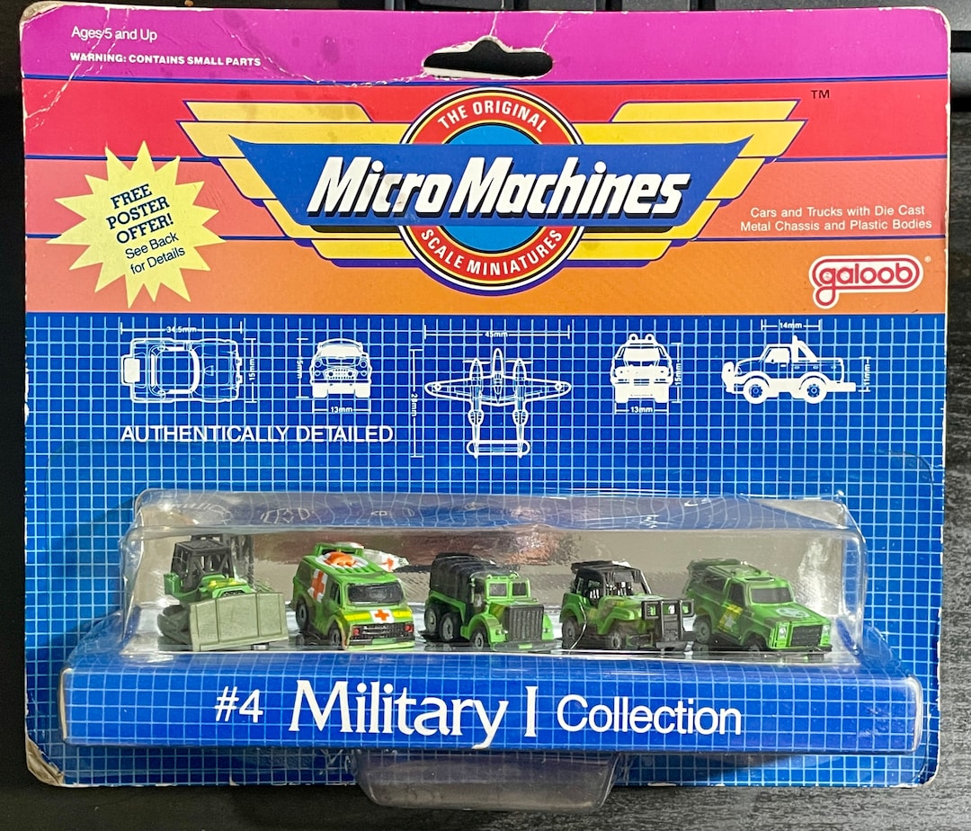 Vintage Galoob Micro Machines military Collection No 6400 New Old Stock ...