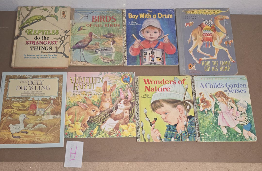 Vtg 1970-90s Children's Book Lot of 8: the Velveteen Rabbit / the Ugly ...