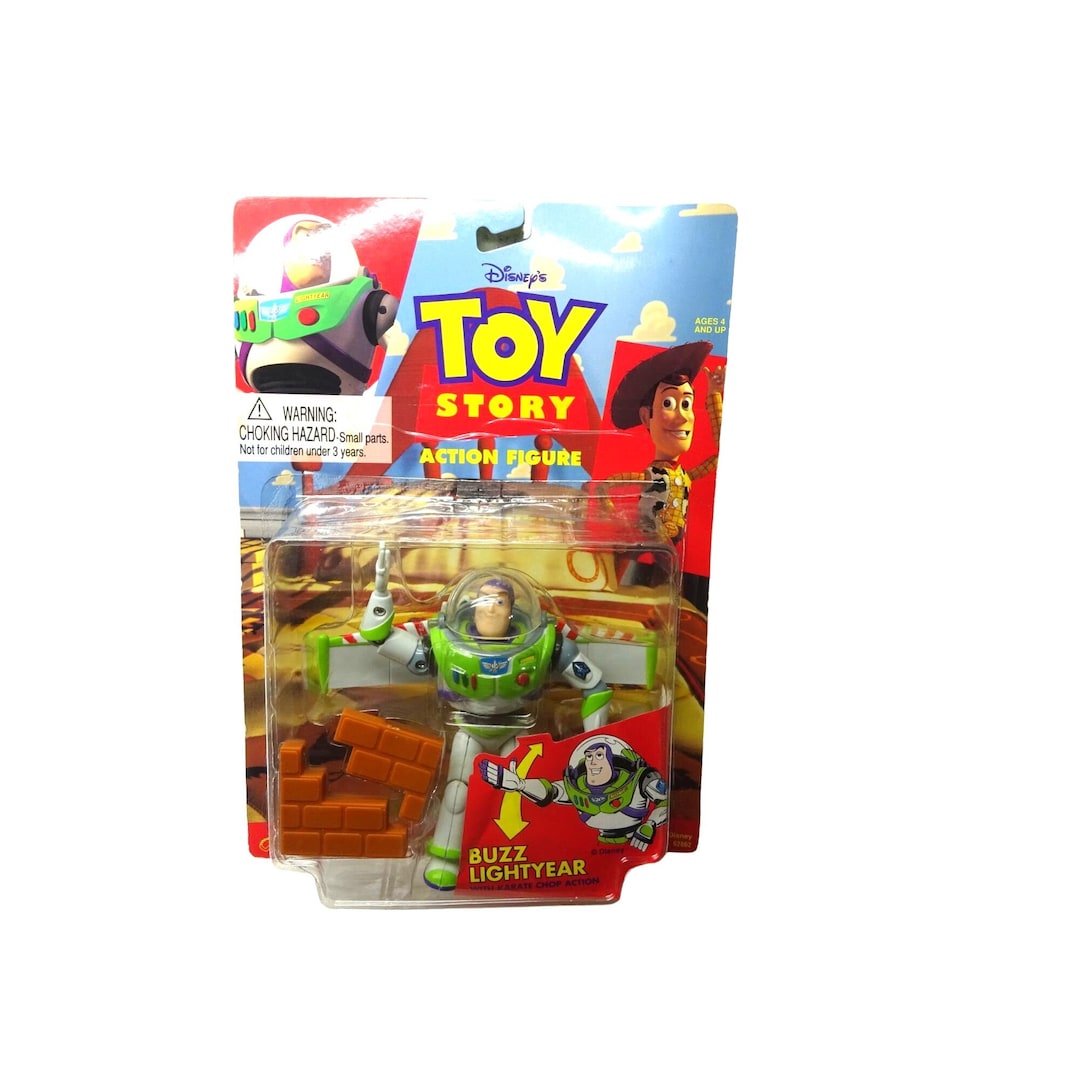 Toy Story Buzz Lightyear Karate Chop Action Figure Thinkway Toys 1995 ...