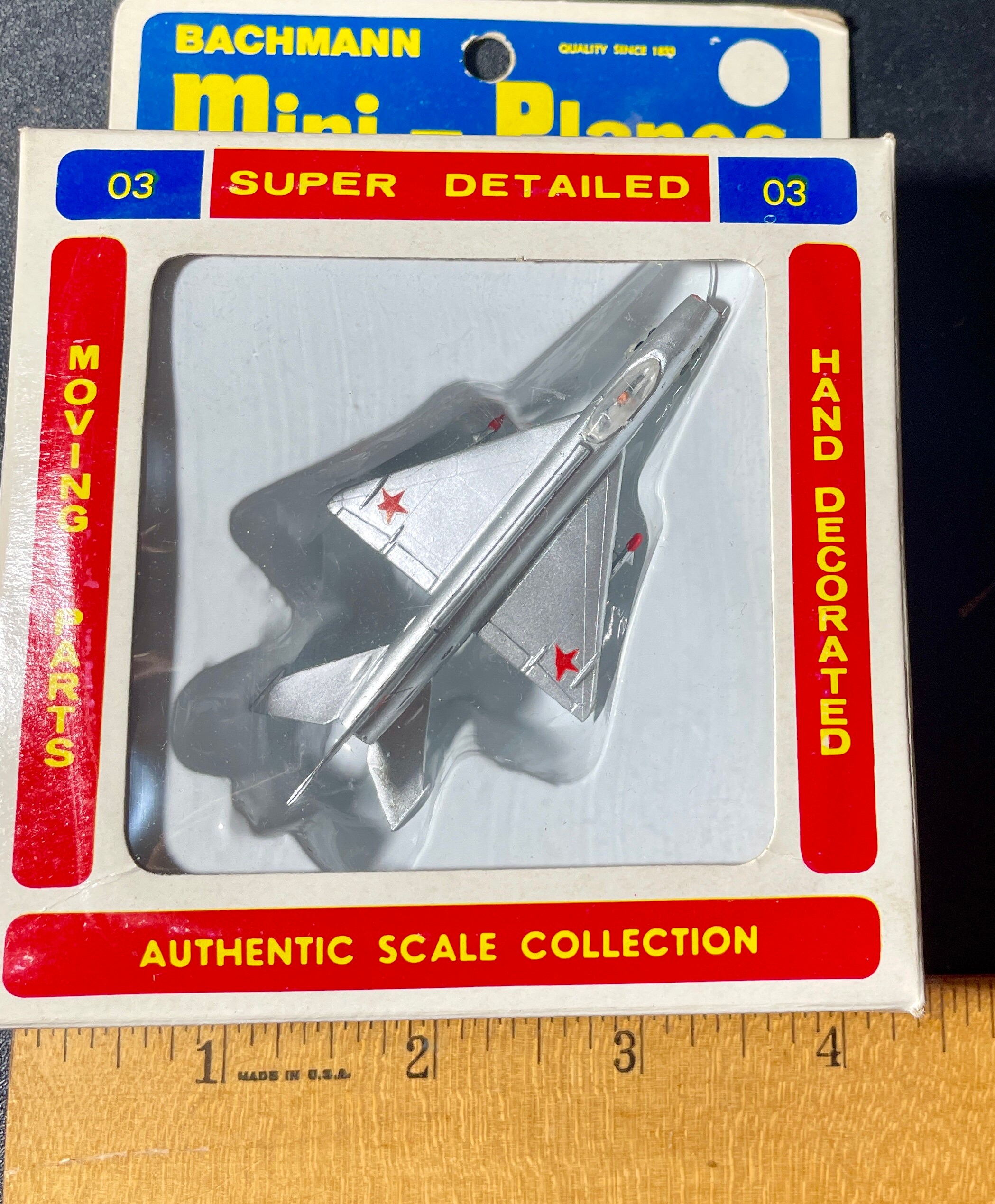Vintage 1980 Bachmann Mini Planes Mig-21c 8303 W/ Original Box NIB - Etsy