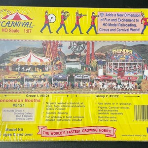 IHC Carnival HO Scale Concession Booths 5121 Shooting Gallery - Etsy