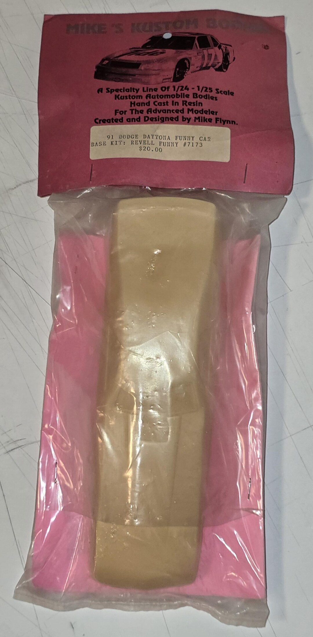 Mike’s Kustom Bodies for 1/24 91 Dodge Daytona Funny Car Base Kit #7173 ...