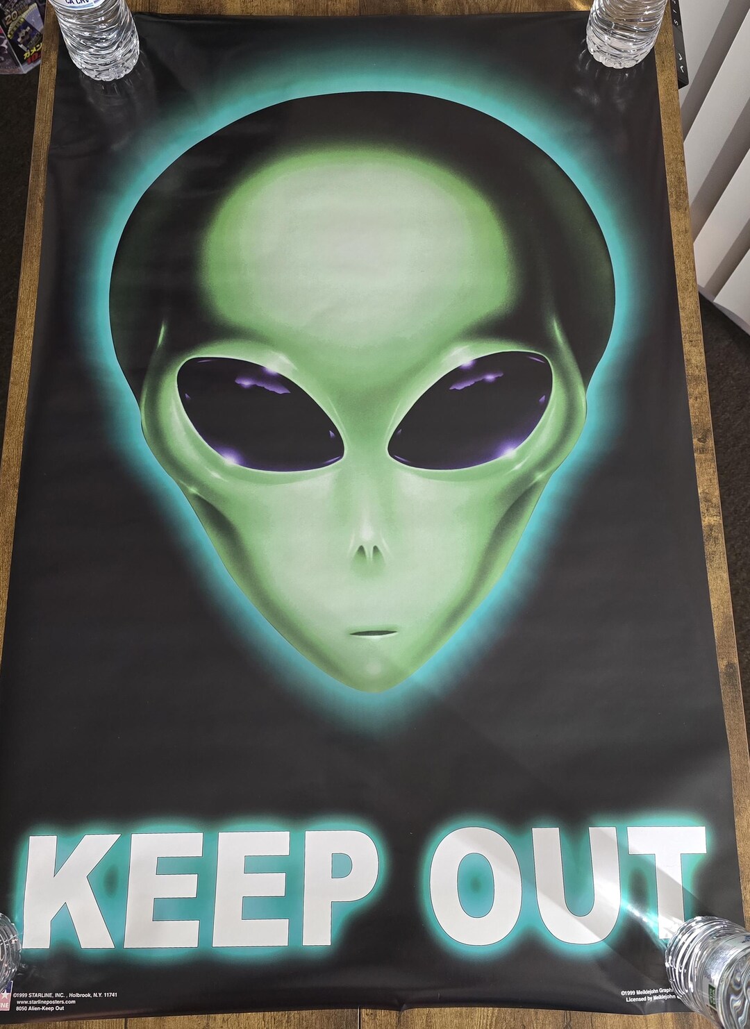 1999 Alien keep Out by Starline Inc. 34 X 22 Large Wall Poster Art Area ...