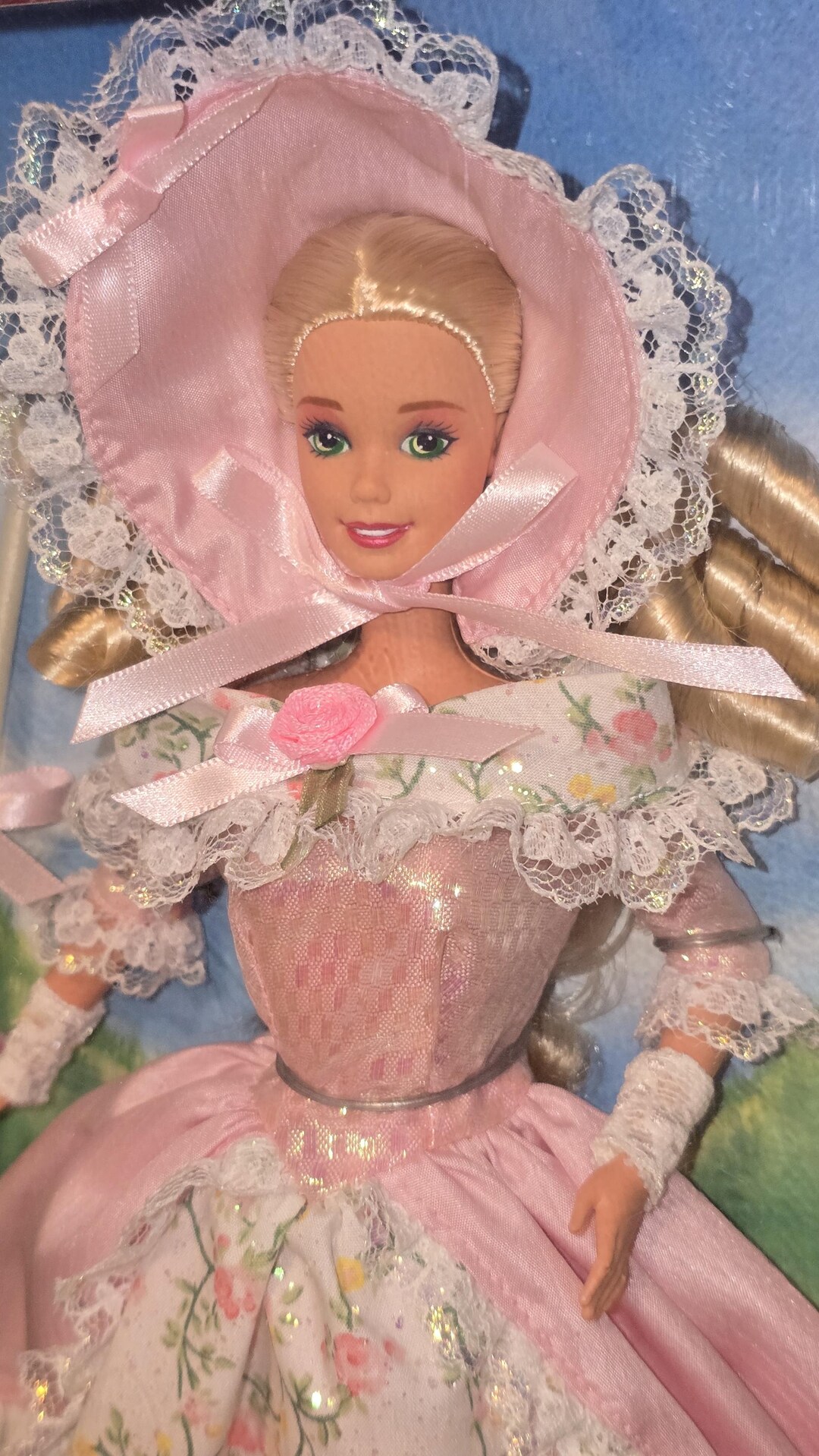 Vintage 1995 Little Bo Peep Barbie Doll by Mattel Blonde Hair Pink ...