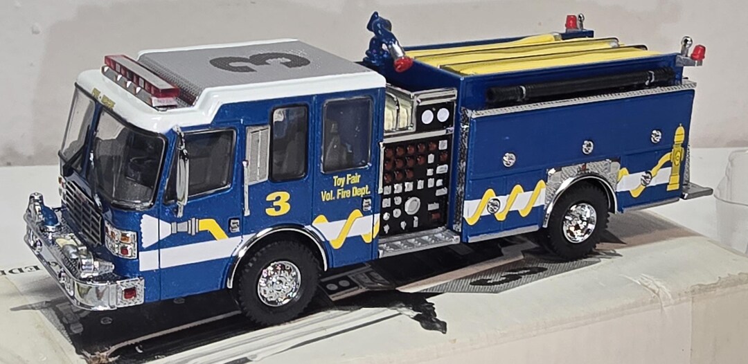 Limited Edition Code 3 Diecast Fire Engine Toy Fair Ferrara Inferno ...