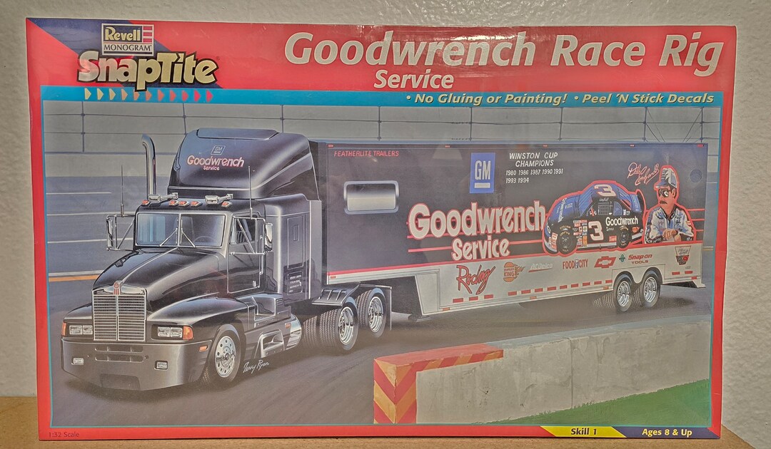 Revell Snaptite Goodwrench Race Rig Earnhardt Sr. Tractor Trailer ...