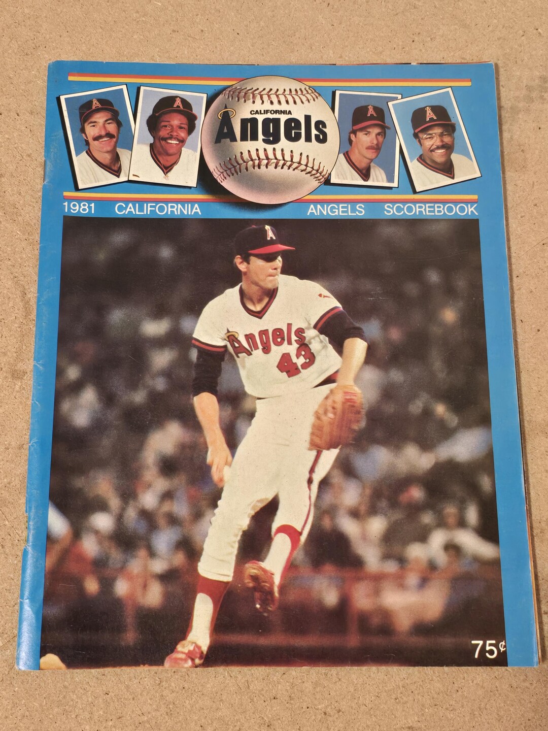 1981 California Angels Magazine Scorebook Full of Vintage Adverisements ...