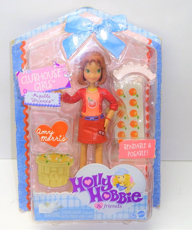 Holly Hobbie and Friends Clubhouse Girls Amy Morris Figure NIB - Etsy