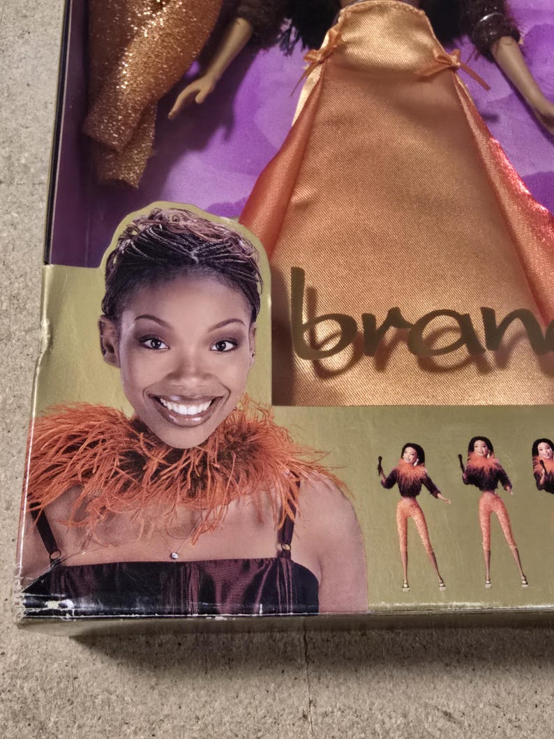 Barbie Rare Mattel 1999 Superstar Brandy Barbie Doll Moesha Singer box ...