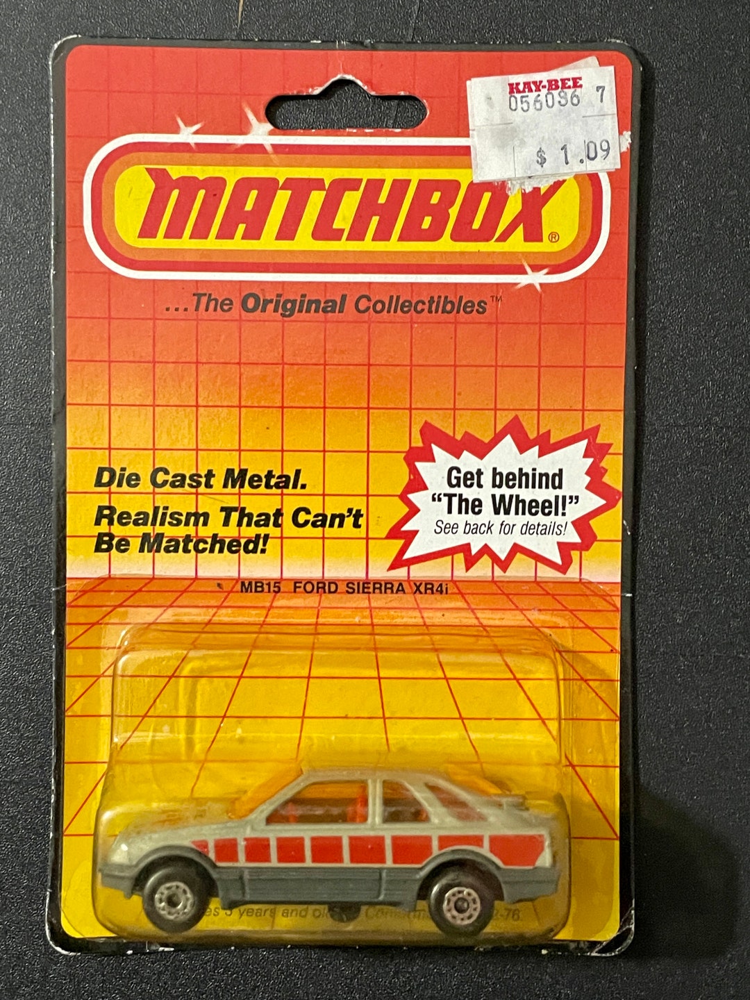 Vintage 1983 Matchbox MB15 Ford Sierra Xr4i Grey/red Variant Diecast NISB - Etsy
