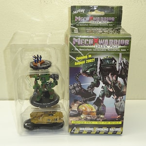 Mech Warrior Dark Age Battletech Collectible Miniatures Game 3 Pieces ...