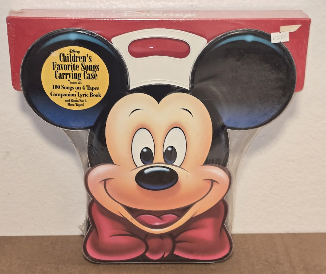 Disney Children's Favorite Songs Carrying Case Mickey Mouse 100 Songs ...